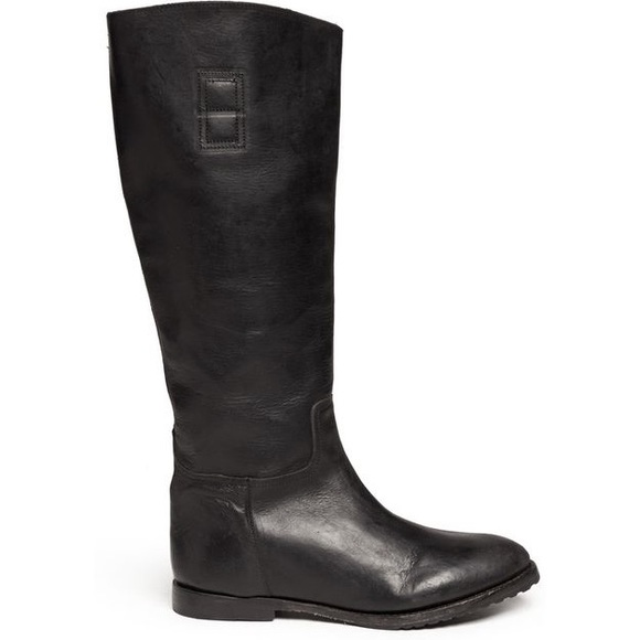 Ash | Shoes | Ash Prince Bias Black Leather Riding Boots 37 | Poshmark